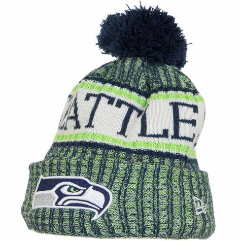 New Era Beanie OnField Seattle Seahawks blau/grün - hier bestellen!