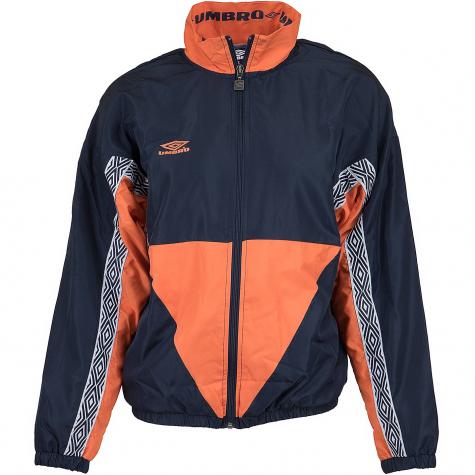 Umbro Damen Trainingsjacke Shell dunkelblau/orange - hier bestellen!