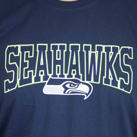 New Era T-Shirt NFL Script Seattle Seahawks dunkelblau - hier bestellen!