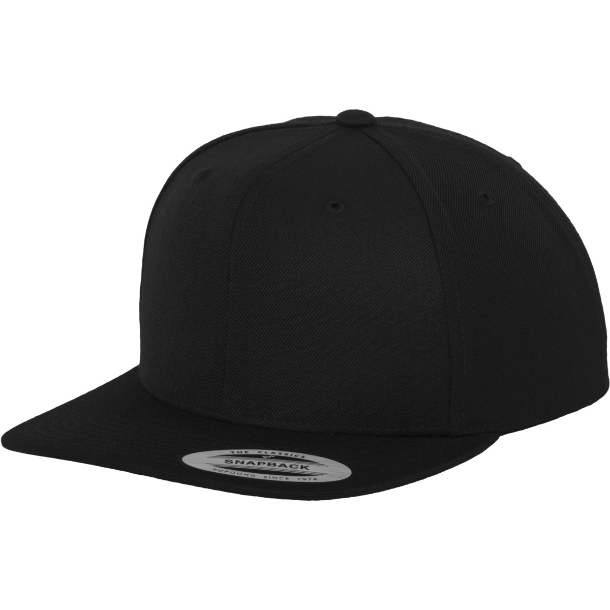 Yupoong Snapback Cap black - hier bestellen!