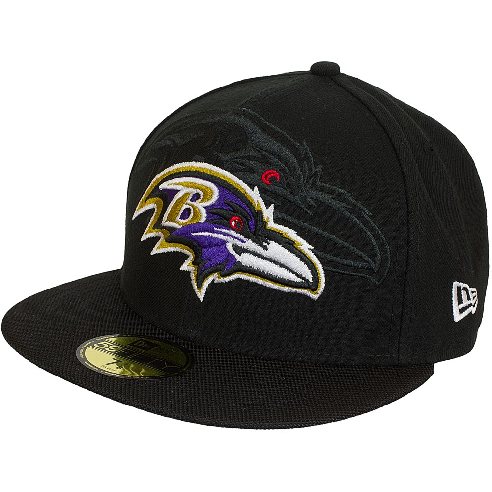 New Era 59Fifty Fitted Cap NFL Sideline Baltimore Ravens schwarz - hier ...