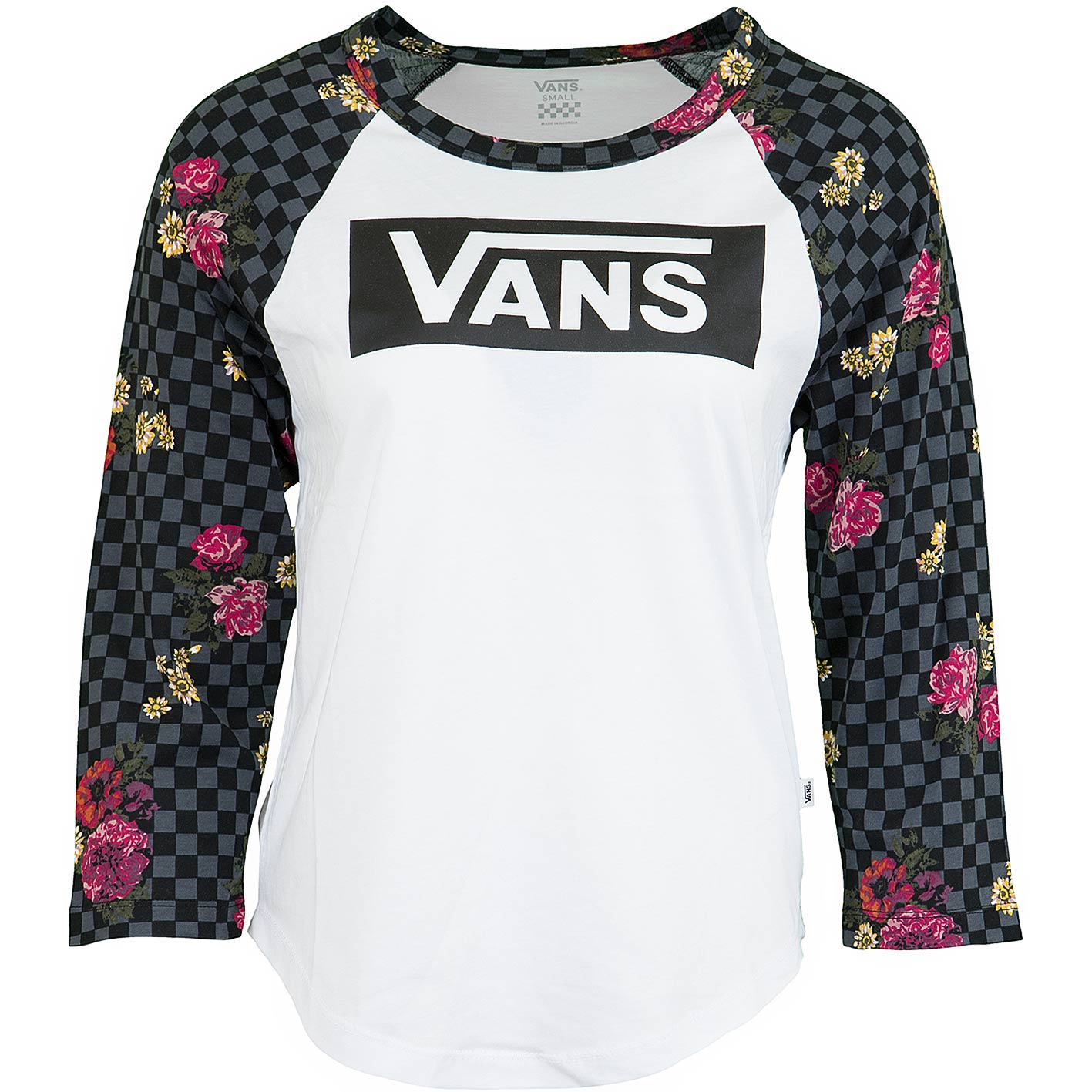 Vans Damen Longsleeve Botanical Tangle weiß/schwarz - hier bestellen!