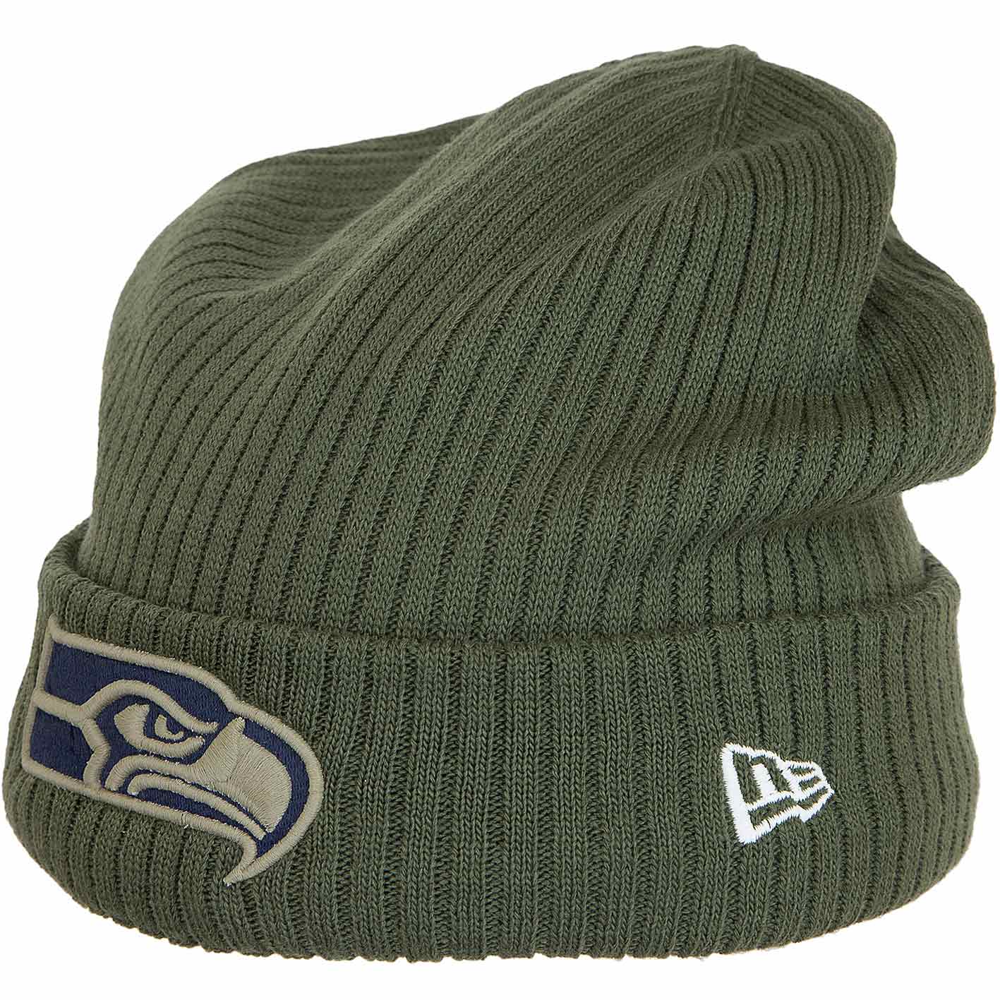 New Era Beanie OnField 18 STS Seattle Seahawks olive - hier bestellen!