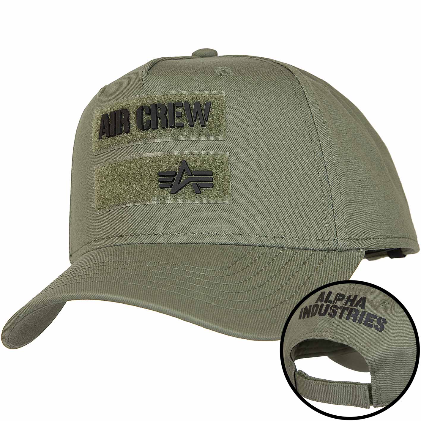 Alpha Industries Snapback Cap Air Crew dunkelgrün - hier bestellen!