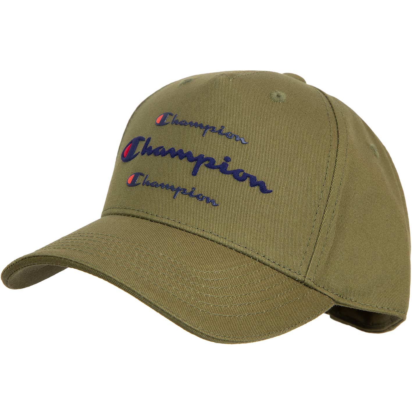 Champion Cap Triple Logo oliv - hier bestellen!