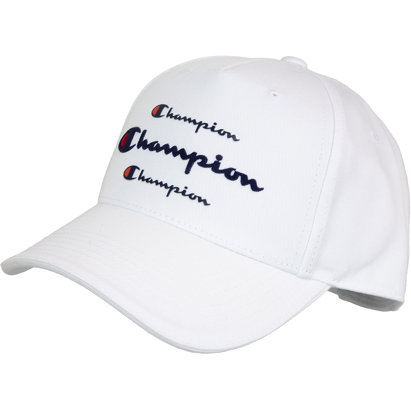Champion Cap Triple Logo weiß - hier bestellen!