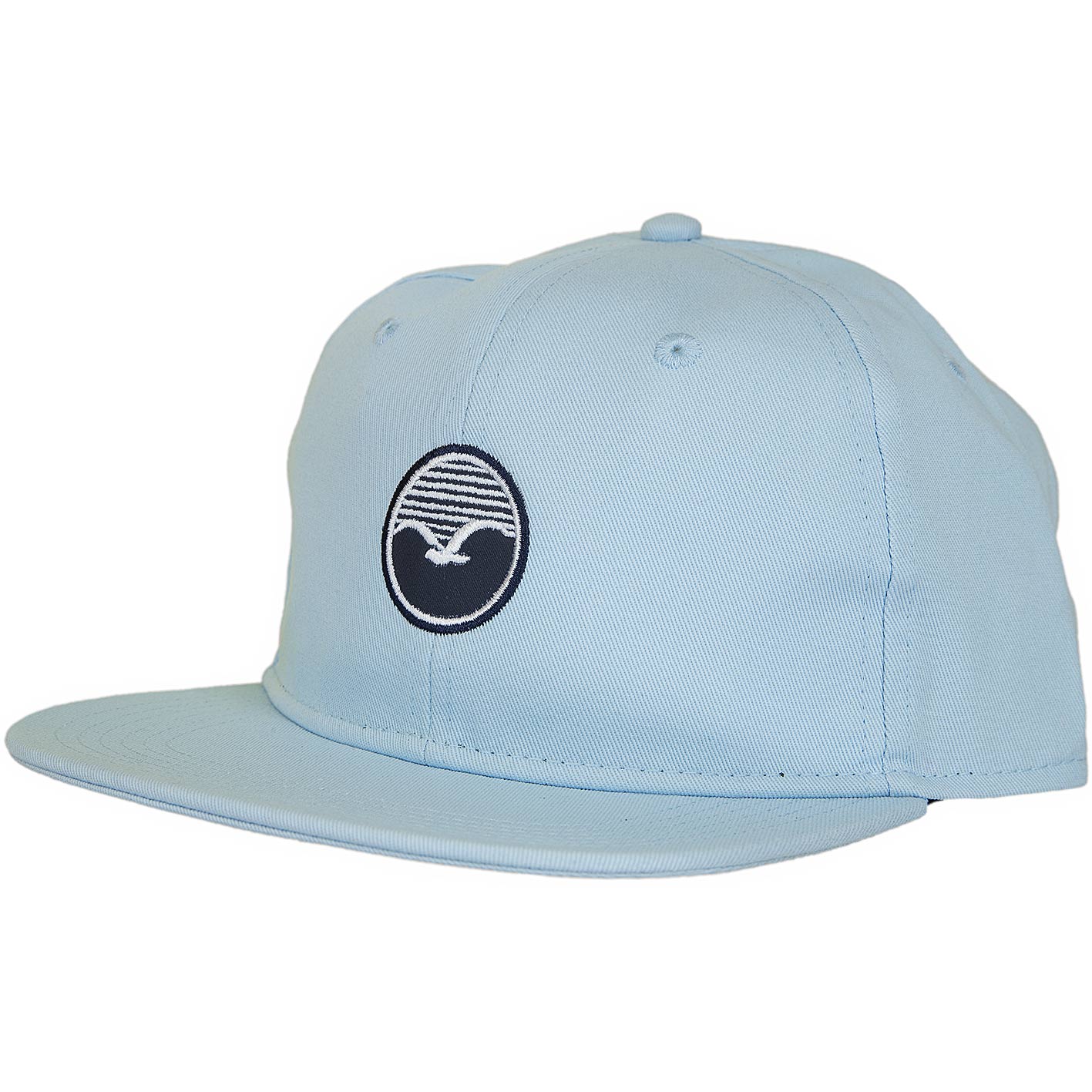 Cleptomanicx Snapback Cap Patch hellblau - hier bestellen!