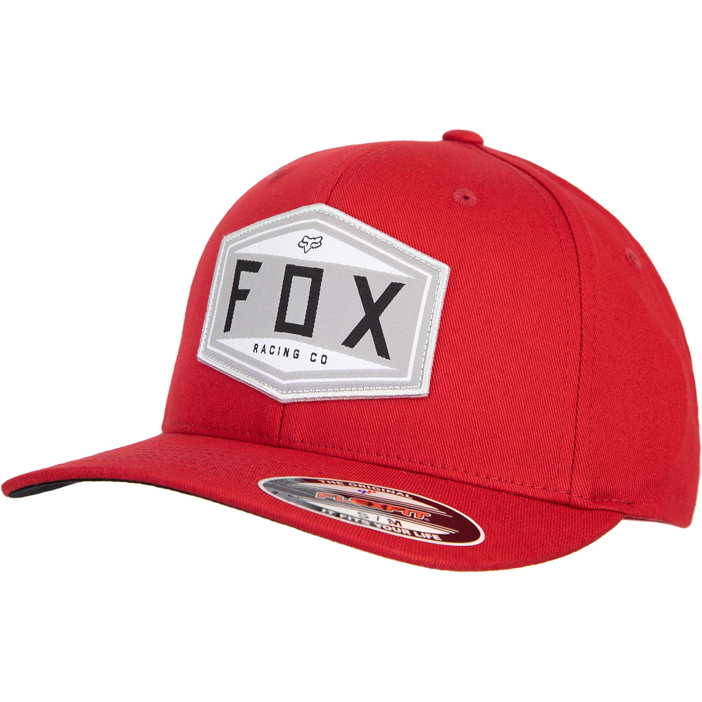 Fox Emblem Flexfit Cap rot - hier bestellen!
