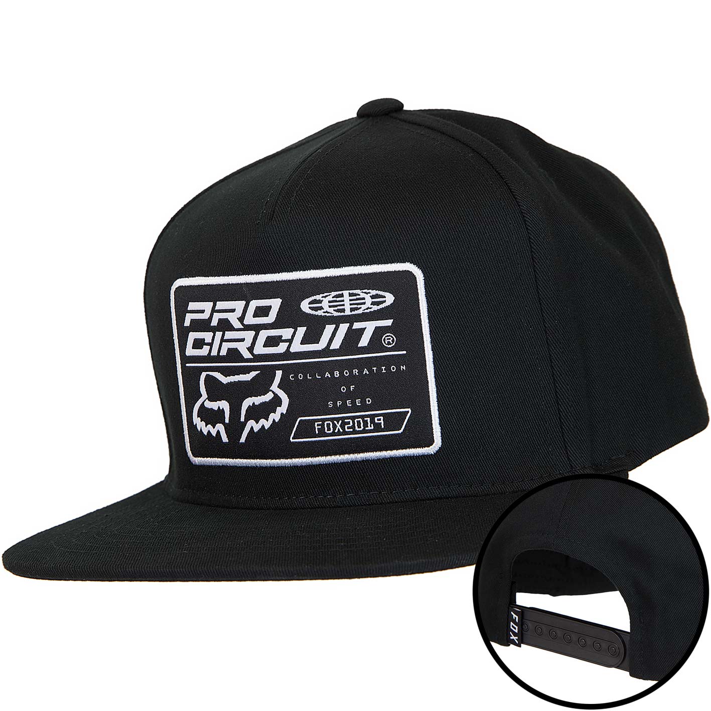Fox Snapback Cap Pro Circuit schwarz - hier bestellen!