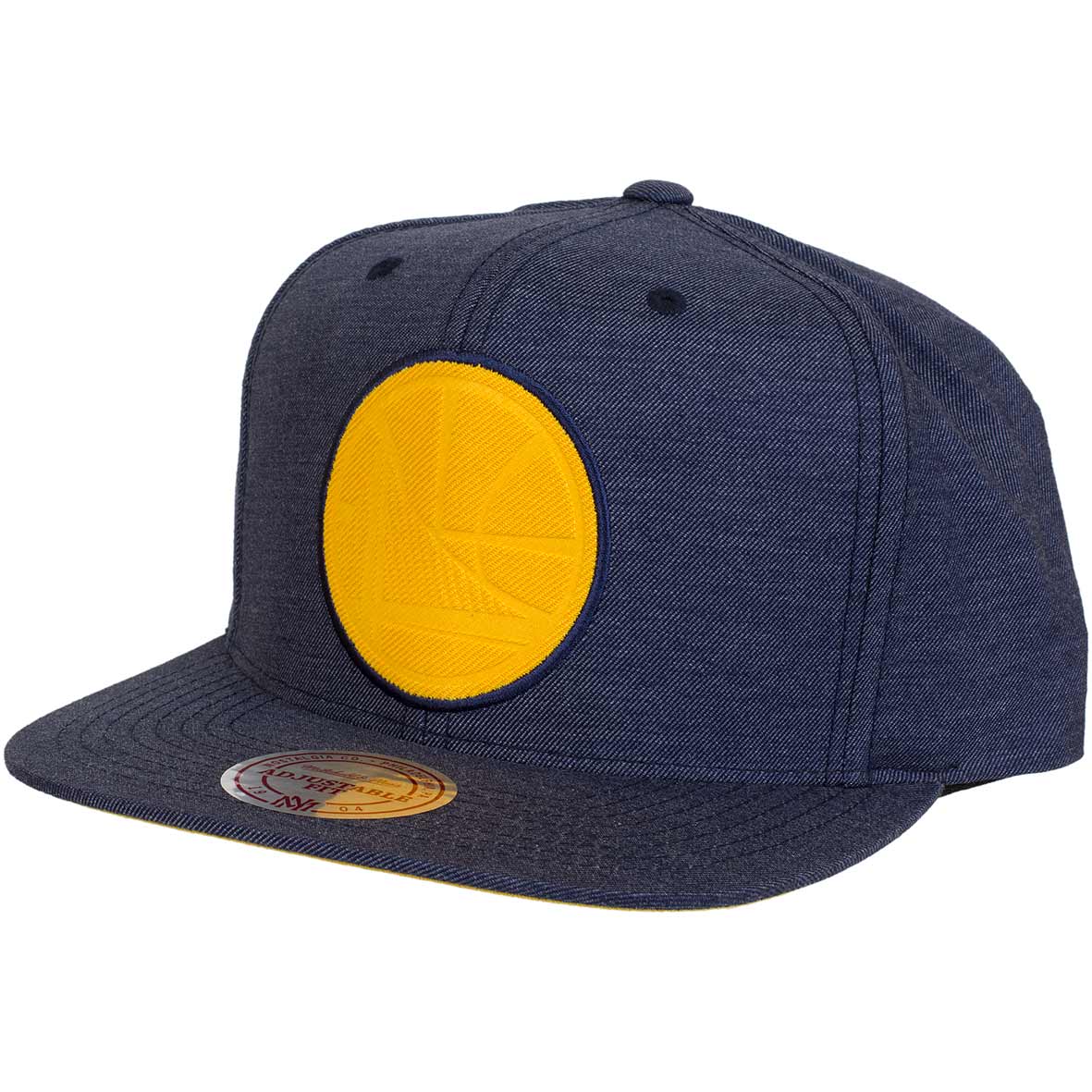 Mitchell & Ness Snapback Cap Cut Heather Golden State Warriors blau ...