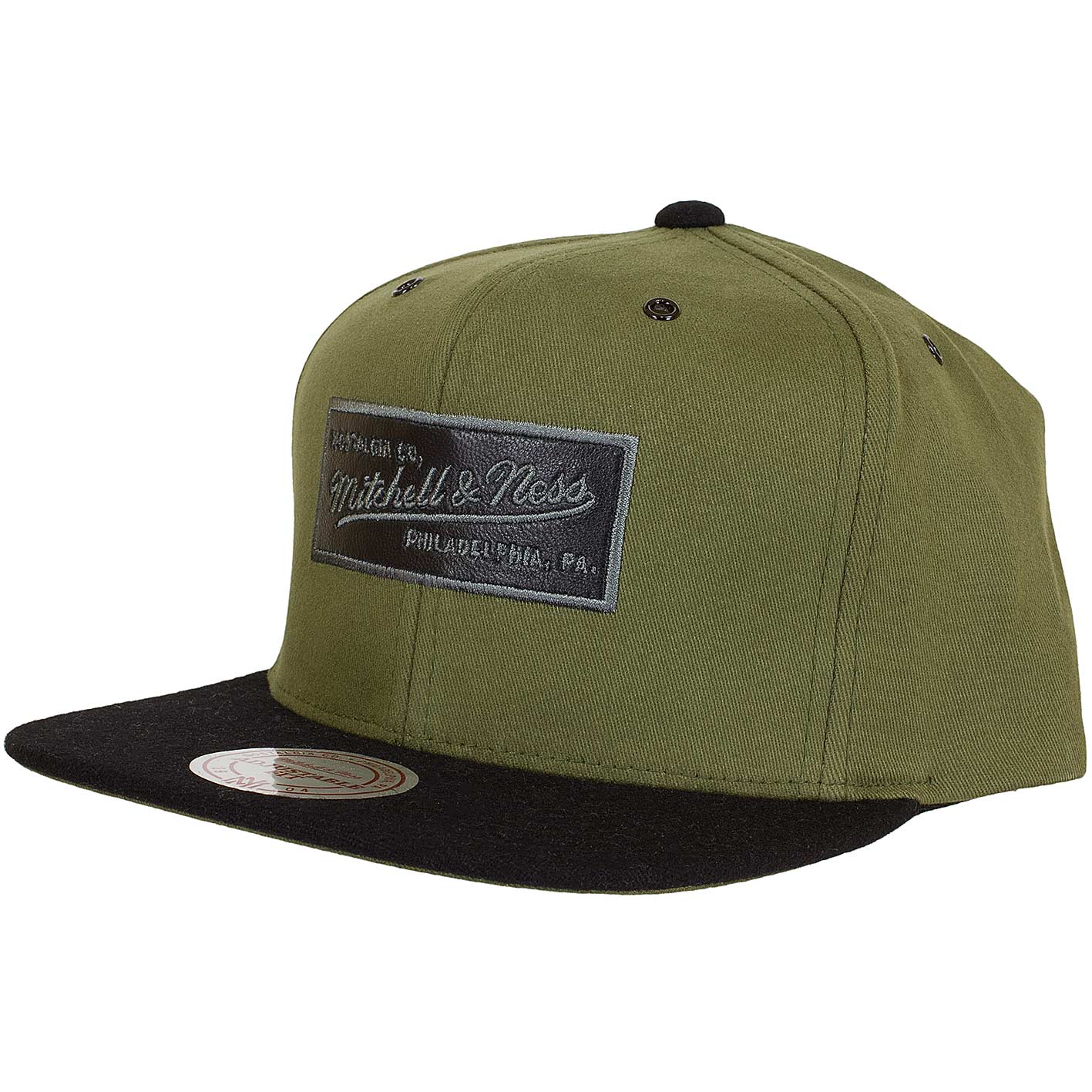 Mitchell & Ness Snapback Cap Own Brand oliv/schwarz - hier bestellen!