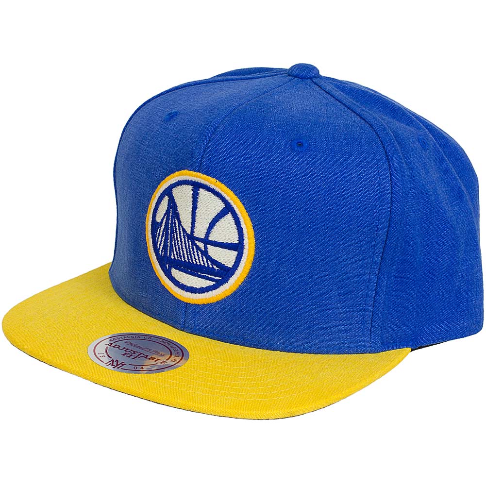 Mitchell & Ness Snapback Cap Sandy Golden State Warriors royal/gelb ...