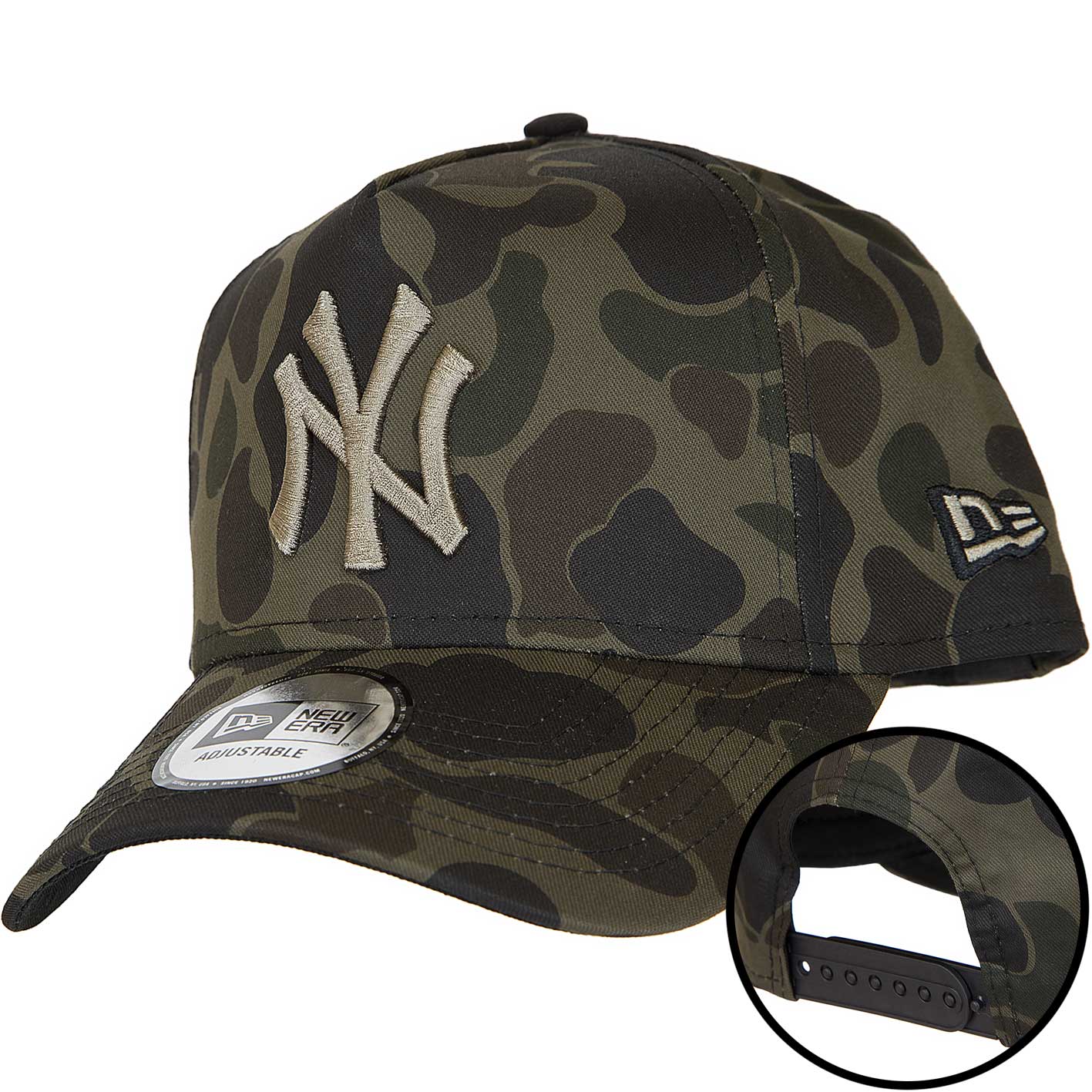 New Era Snapback Cap Camo A-Frame NY Yankees camo - hier bestellen!
