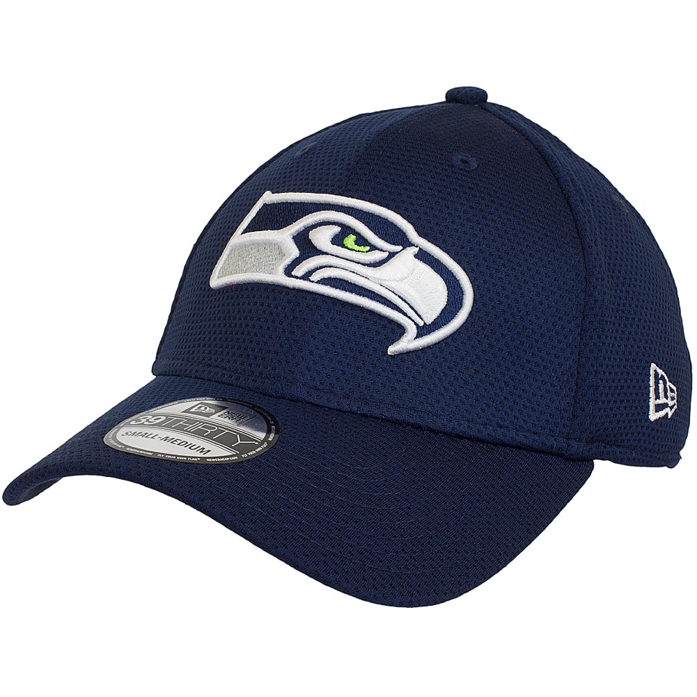 New Era 39Thirty Fitted Caps NFL Sideline Seattle Seahawks dunkelblau ...