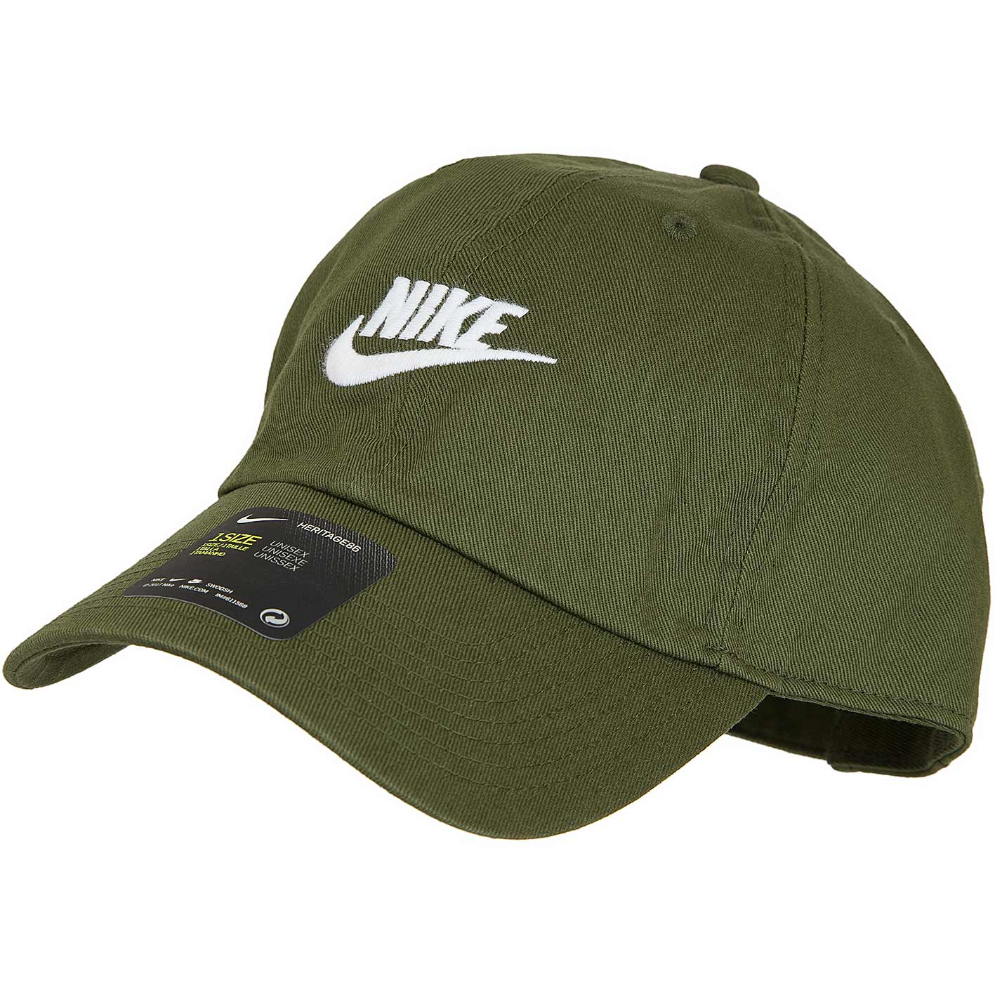 Nike Snapback Cap H86 Futura Washed oliv/weiß - hier bestellen!