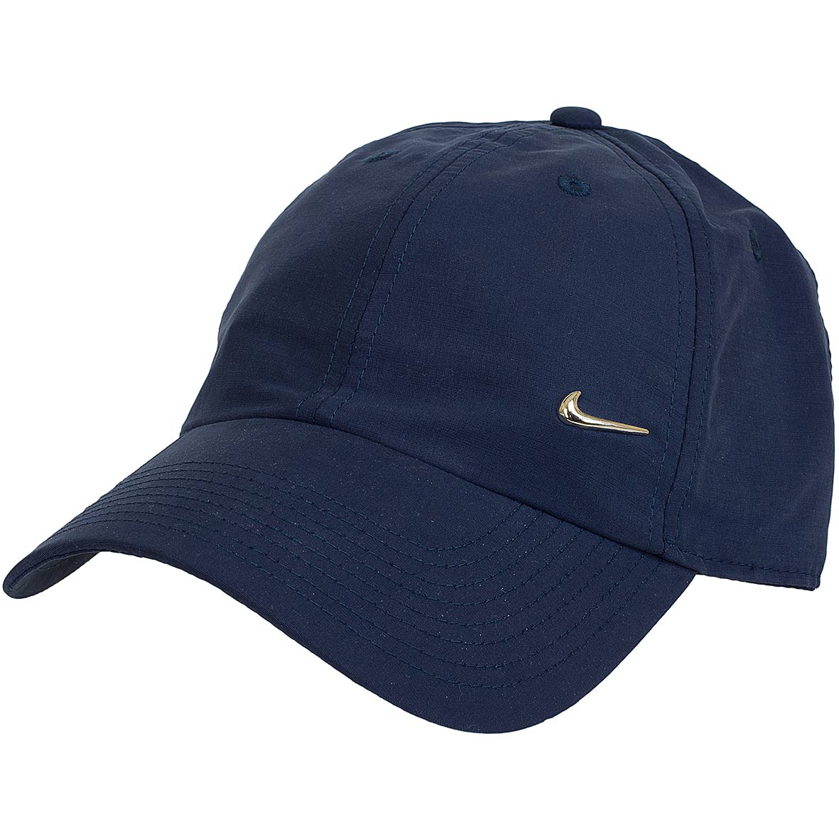 Nike Snapback Cap Metal Swoosh Logo dunkelblau/silber - hier bestellen!
