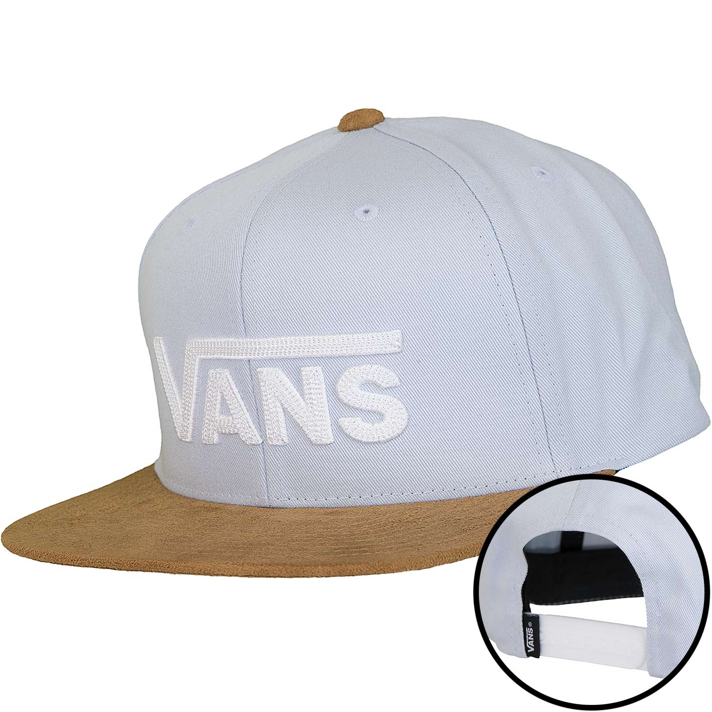 Vans Snapback Cap Drop V II hellblau/braun - hier bestellen!