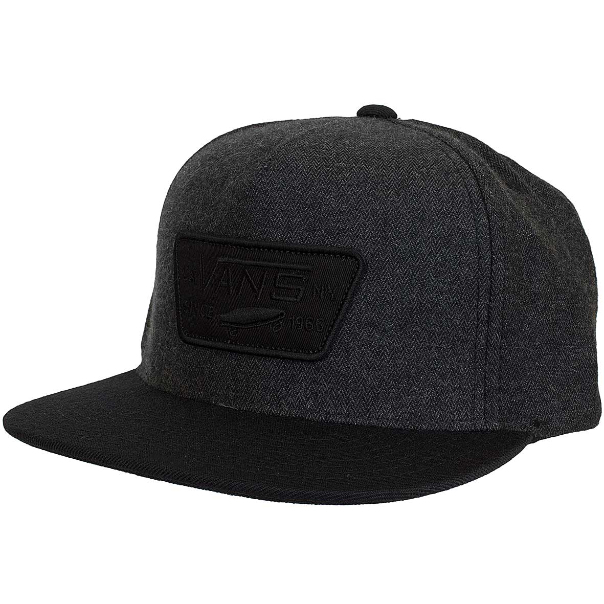 Vans Snapback Cap Full Patch asphalt/schwarz - hier bestellen!