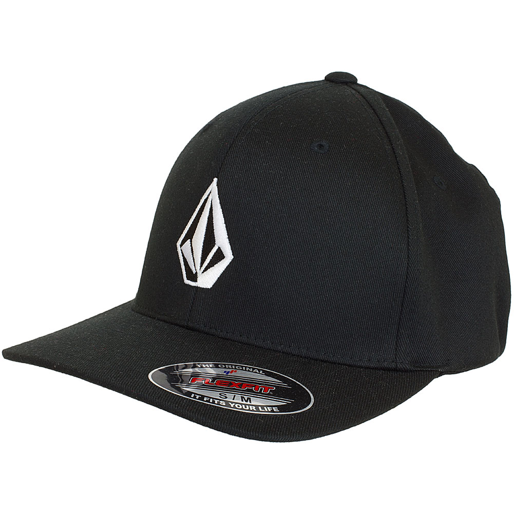 Volcom Flexfit Cap Full Stone schwarz - hier bestellen!