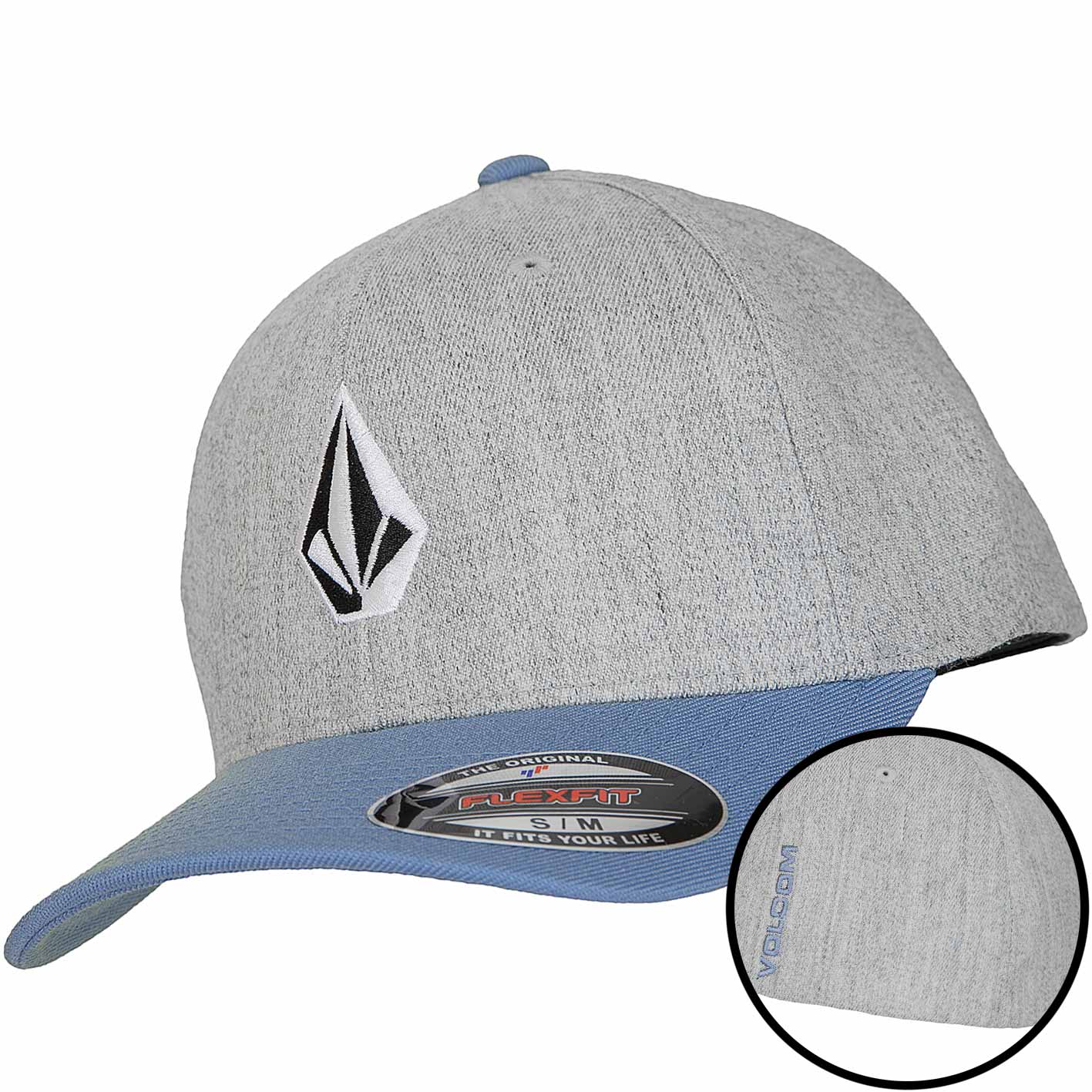 Volcom Flexfit Cap Full Stone vintage blue - hier bestellen!