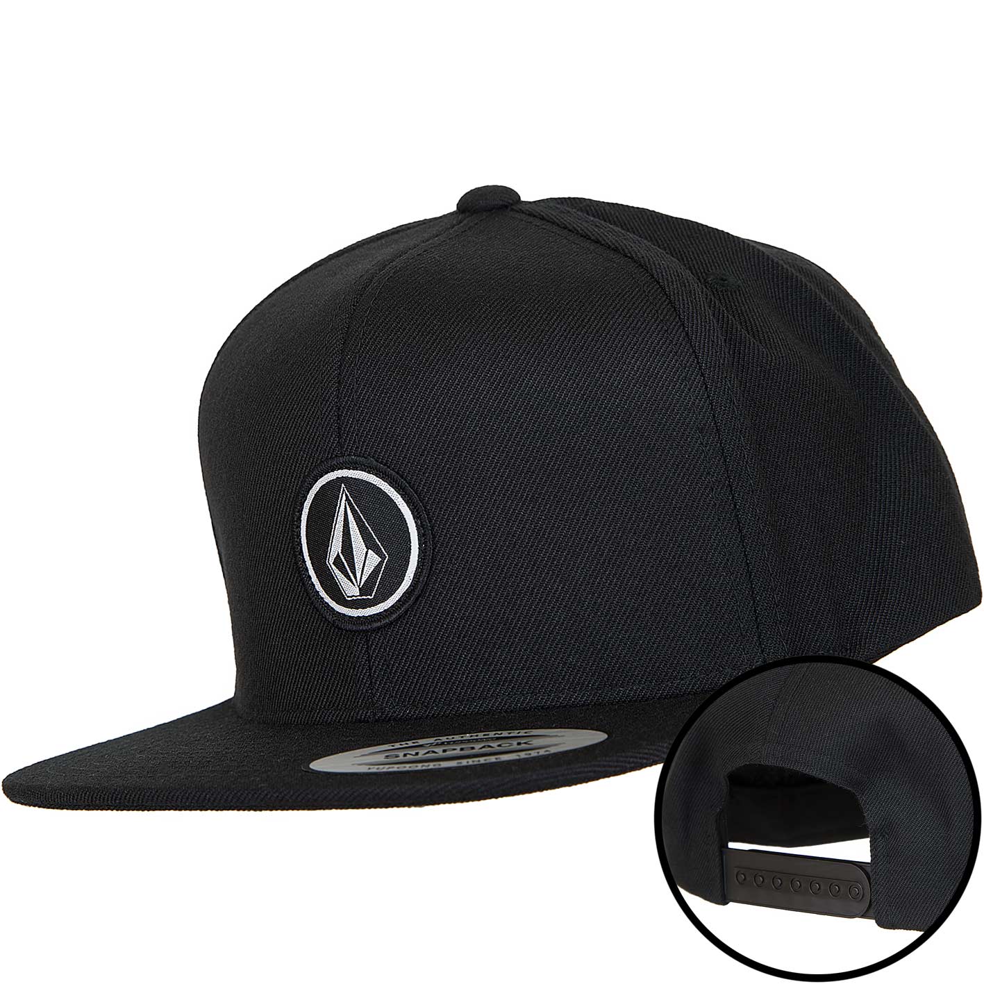 Volcom Snapback Cap Quarter Twill schwarz - hier bestellen!