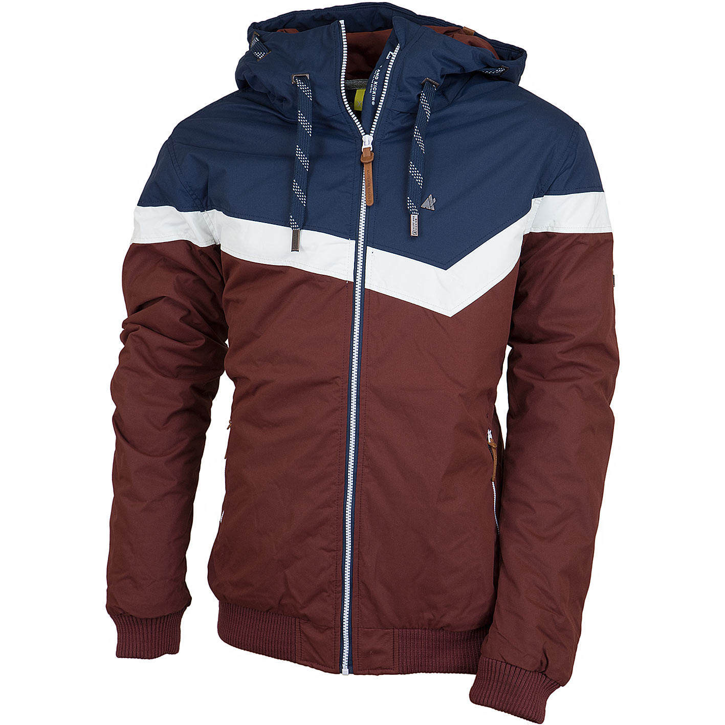 Alife & Kickin Übergangsjacke Jack weinrot/dunkelblau/weiß - hier ...