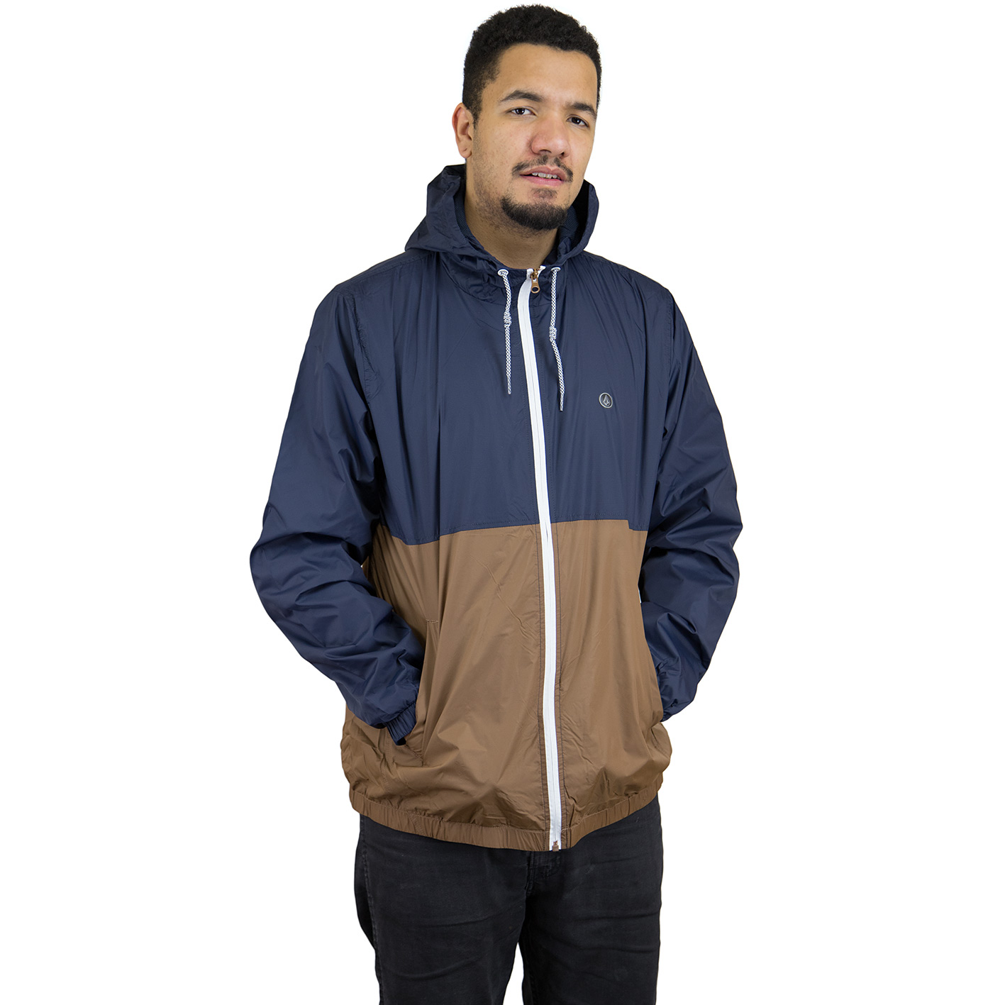 Volcom Windbreaker Ermont dunkelblau/braun - hier bestellen!