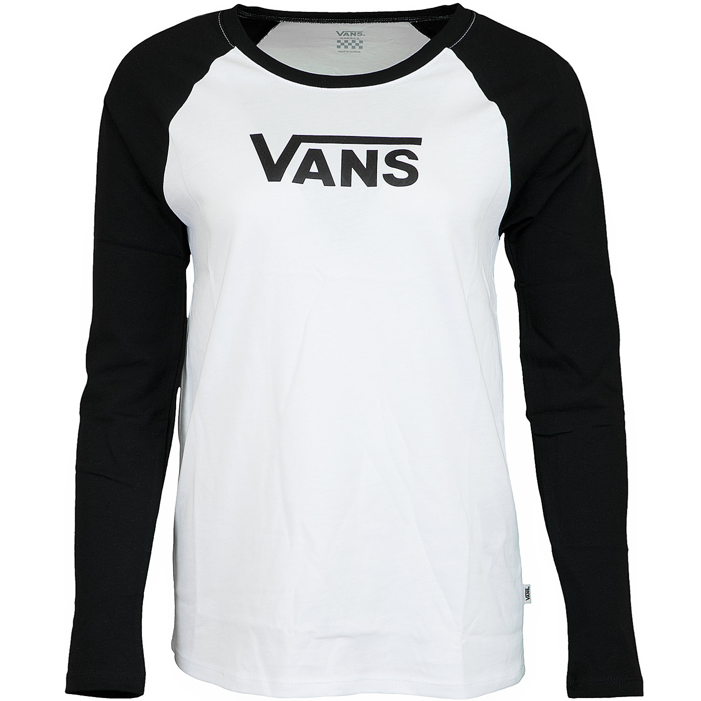 Vans Damen Longsleeve Flying V Raglan weiß/schwarz - hier bestellen!