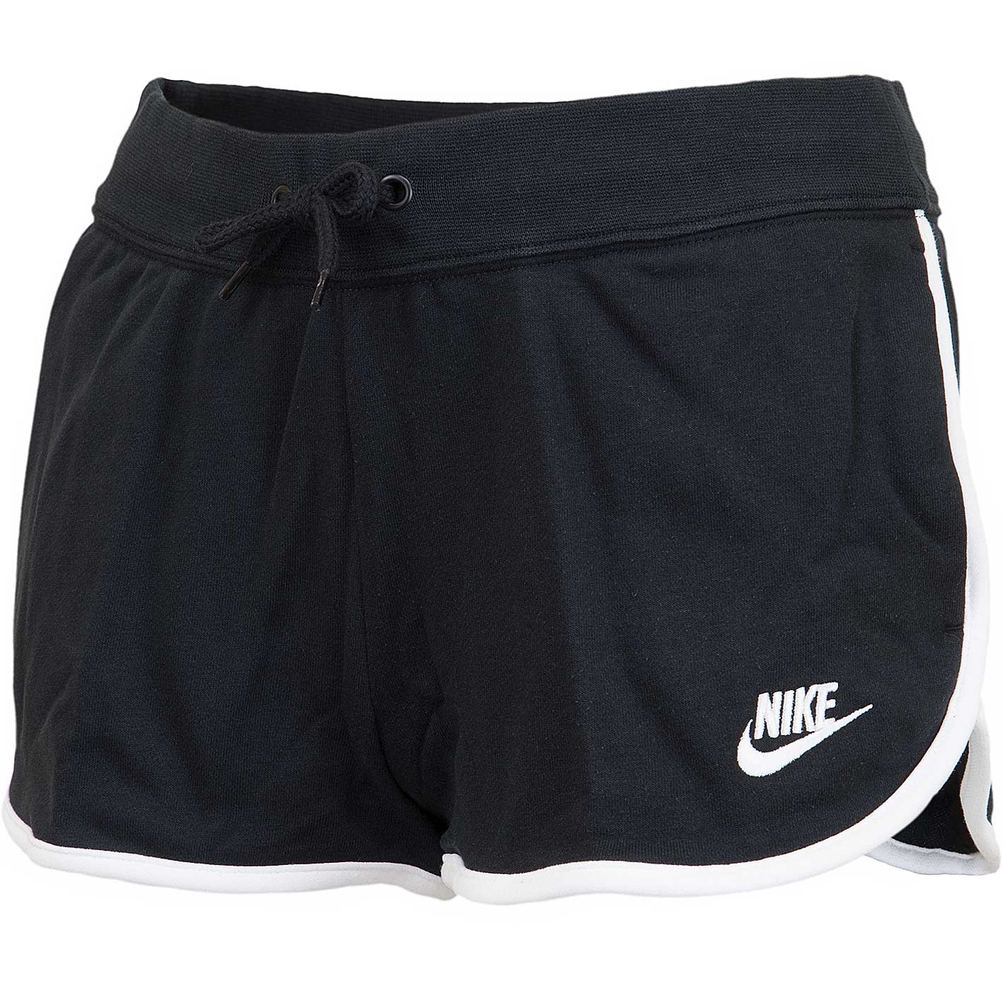 Nike Damen Short Heritage Fleece schwarz/weiß - hier bestellen!