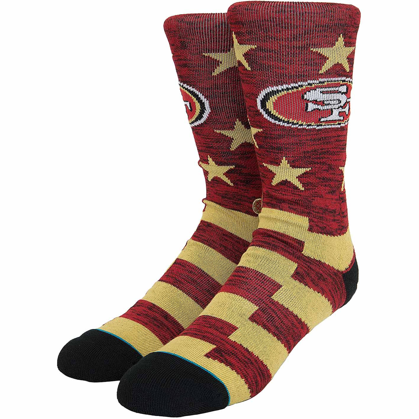Stance Socken NFL 49ers Banner burgundy - hier bestellen!