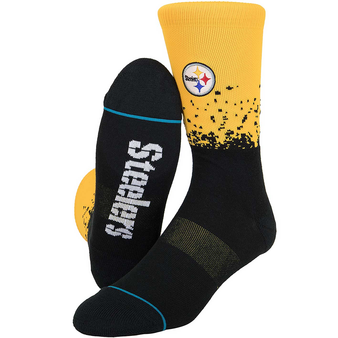 Stance Socken NFL Steelers Fade 2 gelb - hier bestellen!