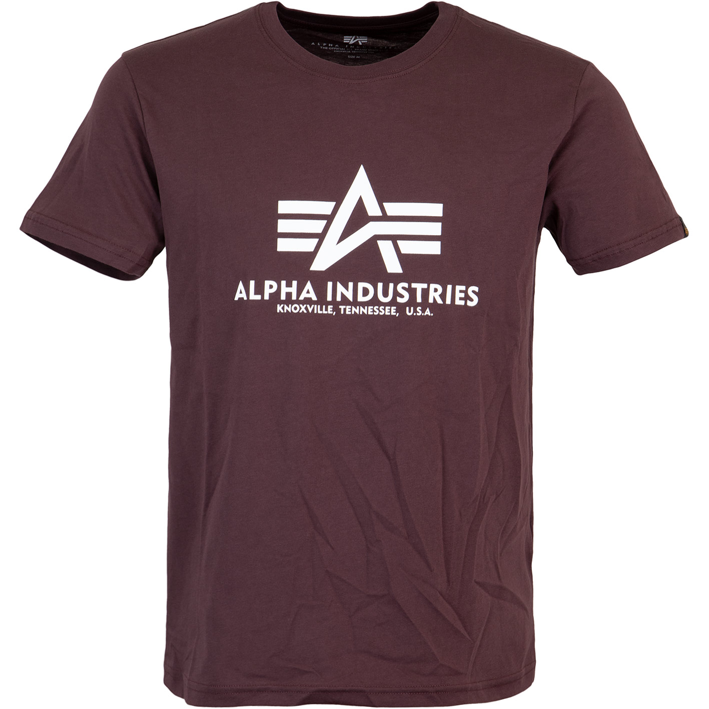 Alpha Industries BAsic T-Shirt deep maroon - hier bestellen!