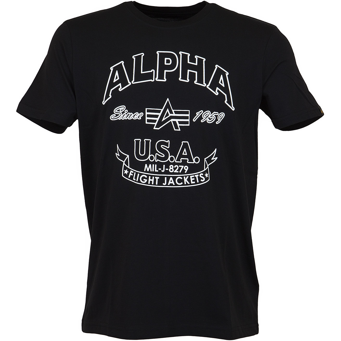 Alpha Industries T-Shirt FJ schwarz - hier bestellen!