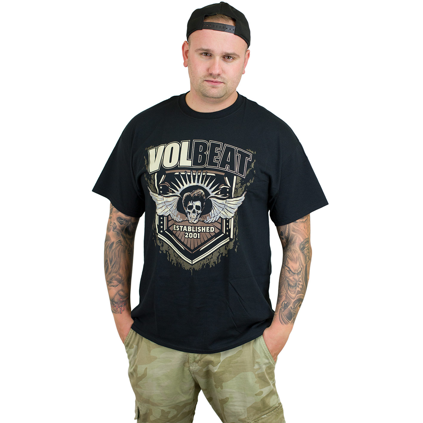 Bravado T-Shirt Volbeat Dark Skullwing schwarz - hier bestellen!