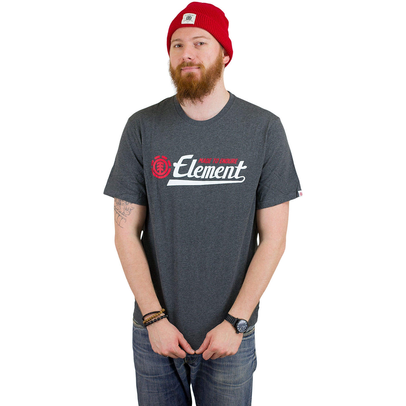 Element T-Shirt Signature charcoal heather - hier bestellen!