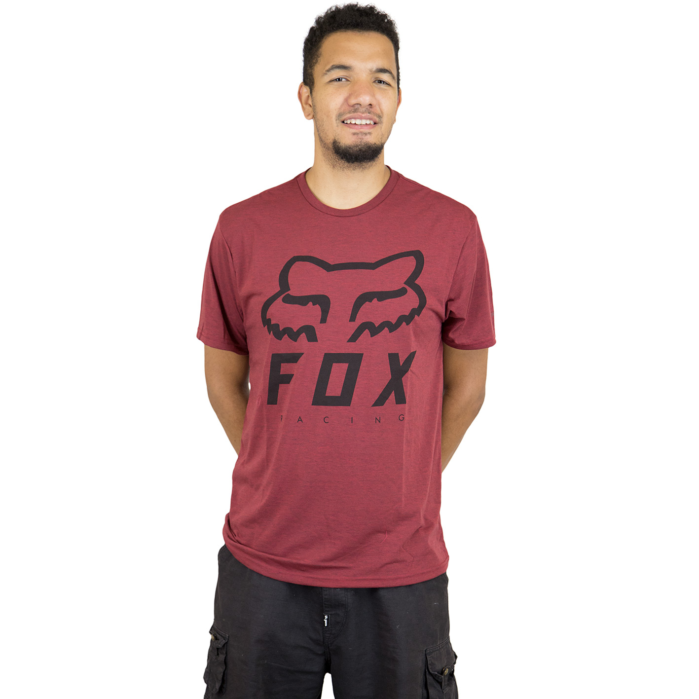 Fox T-Shirt Heritage Forger Tech rot meliert - hier bestellen!