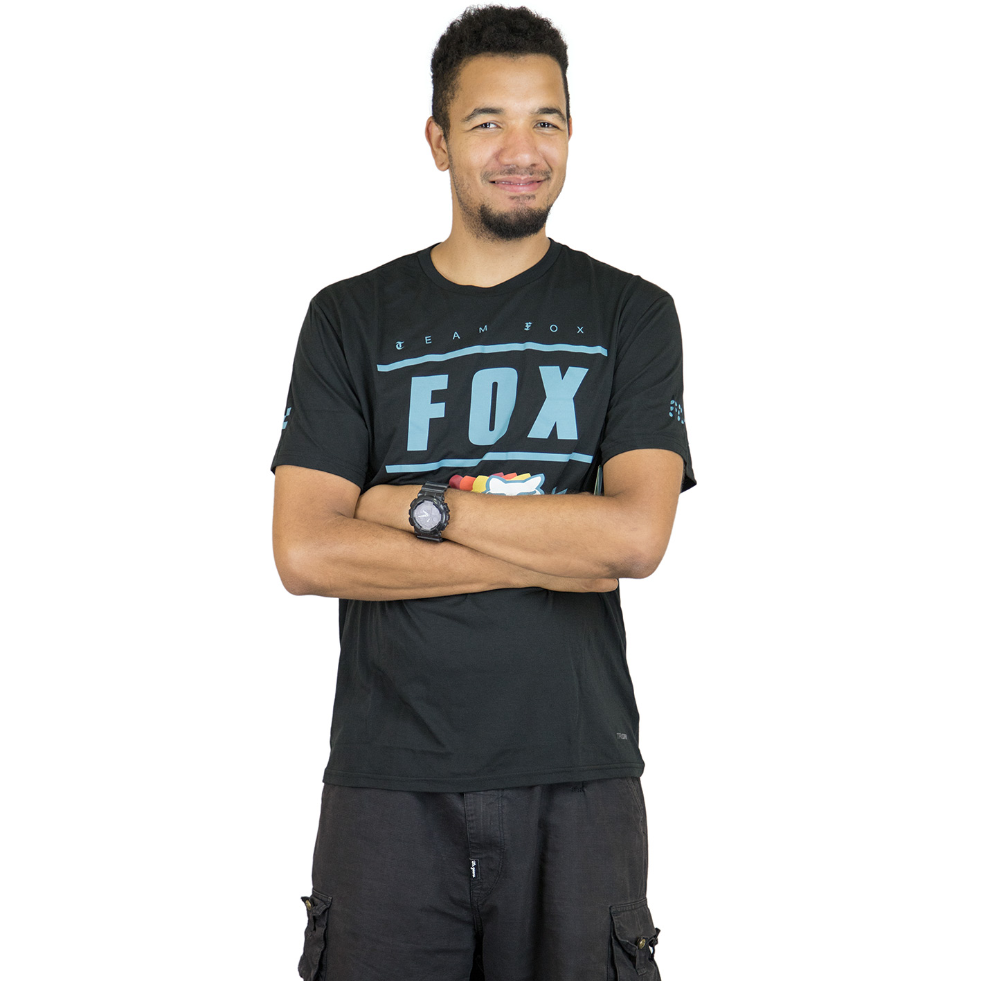 Fox T-Shirt Team 74 Tech schwarz - hier bestellen!