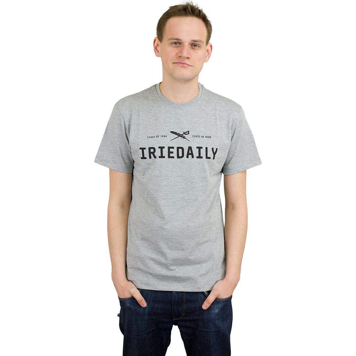 Iriedaily T-Shirt Class 94 Logo grau meliert - hier bestellen!