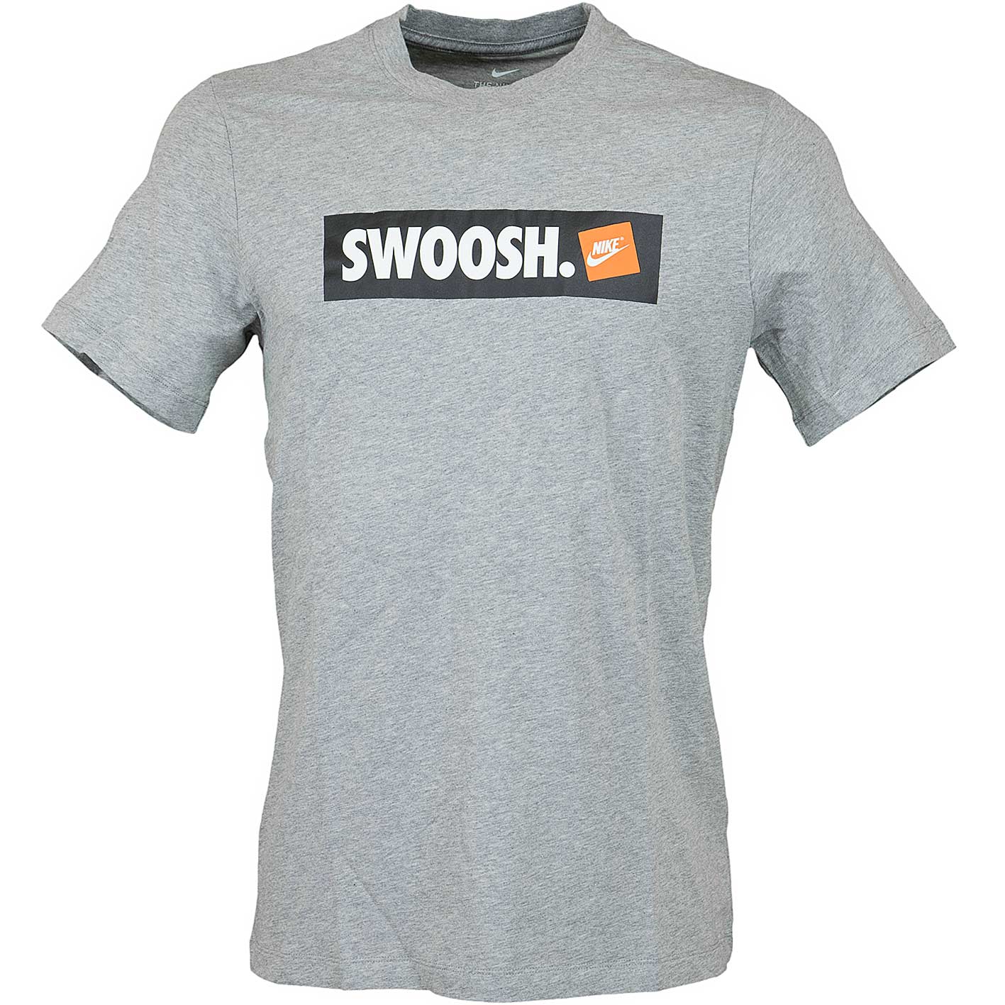 Nike T-Shirt Swoosh Bumper Sticker grau/weiß - hier bestellen!