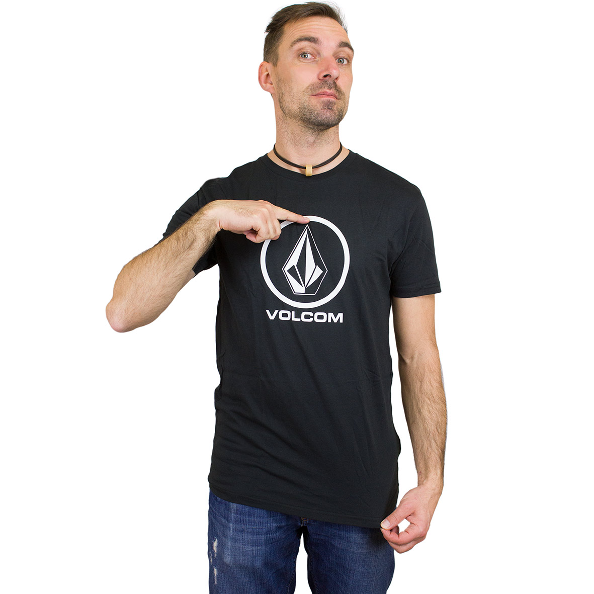 Volcom T-Shirt Circlestone basic schwarz - hier bestellen!