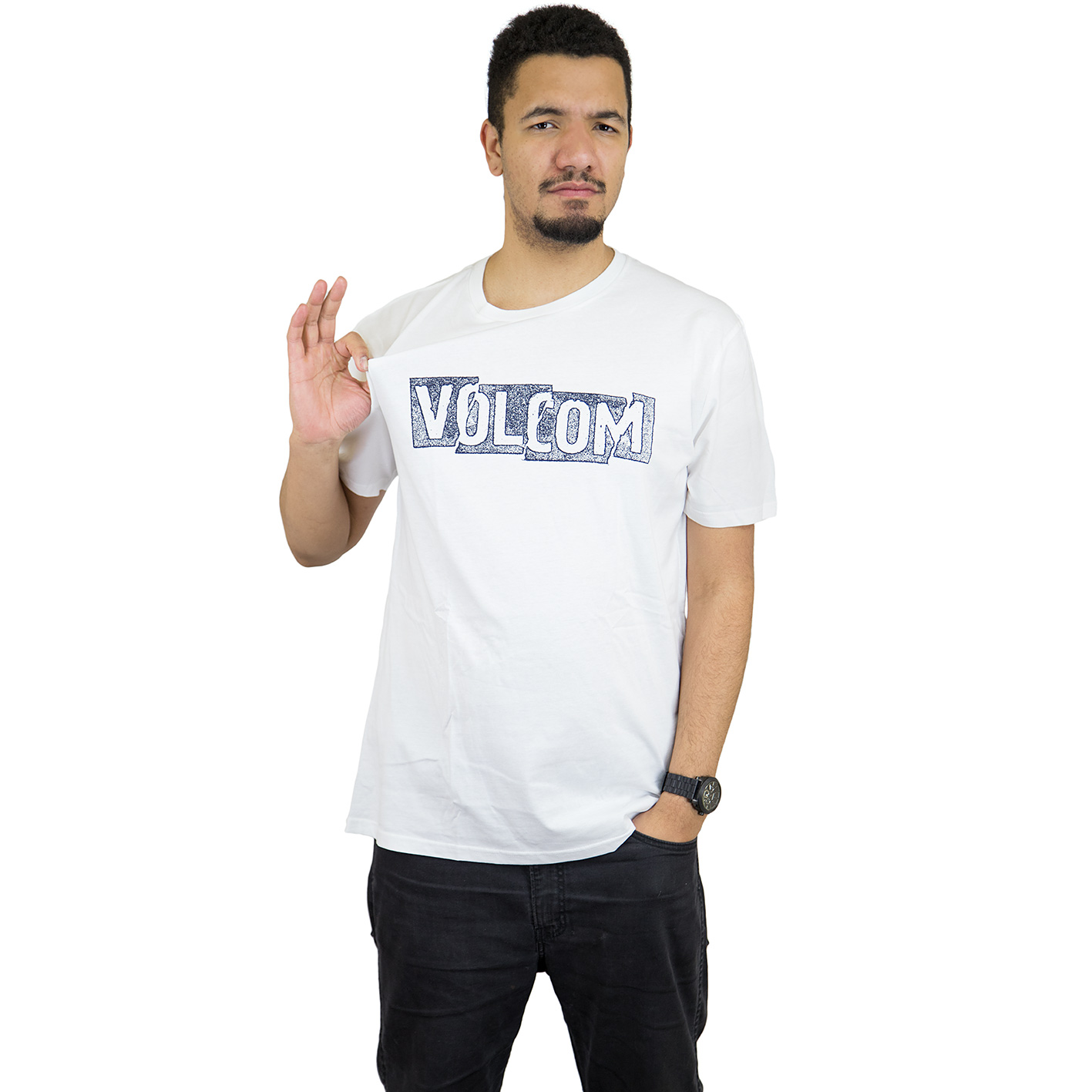 Volcom T-Shirt Edge weiß - hier bestellen!