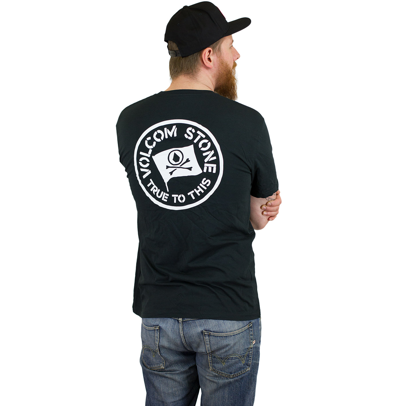 Volcom T-Shirt Flag schwarz - hier bestellen!