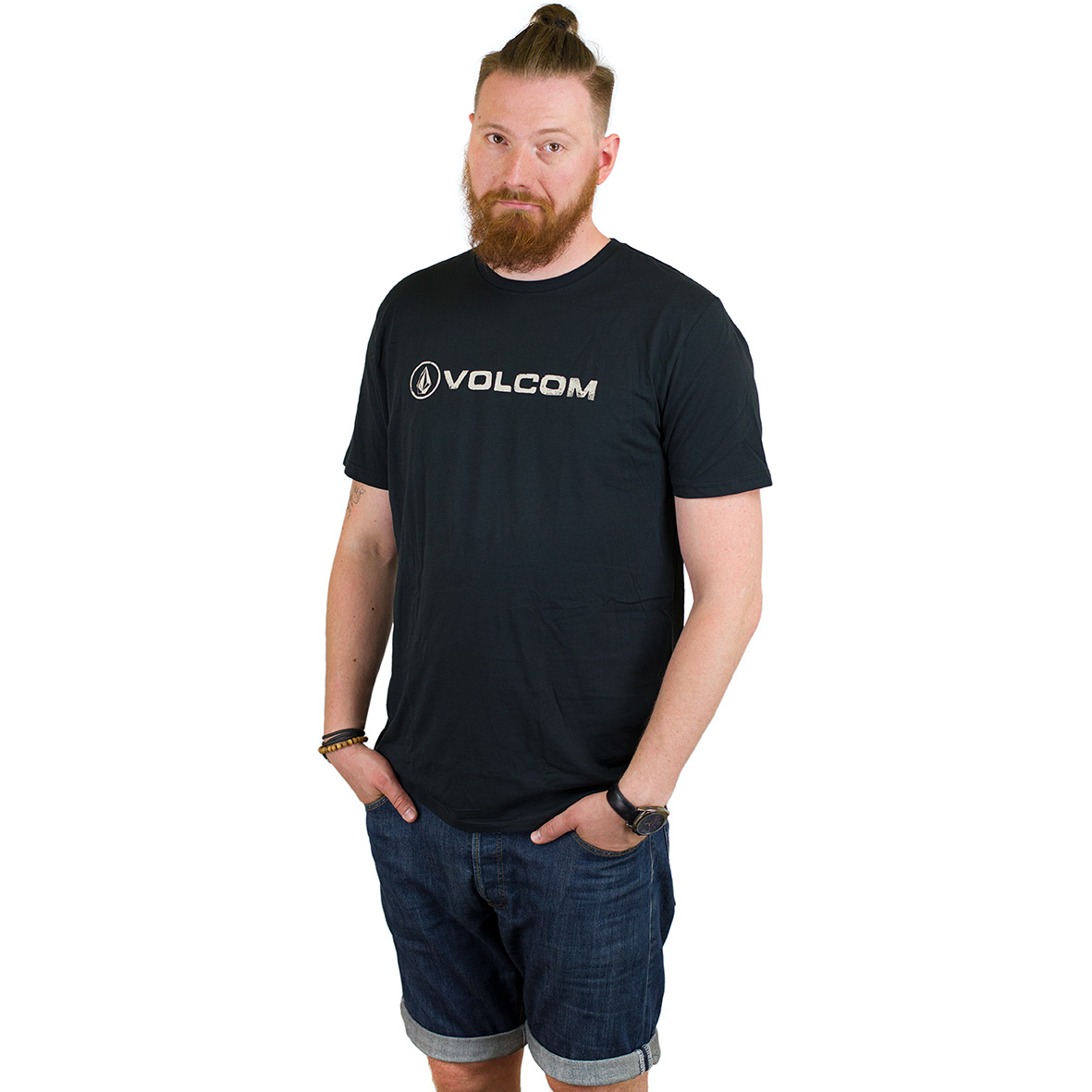 Volcom T-Shirt Line Euro schwarz - hier bestellen!