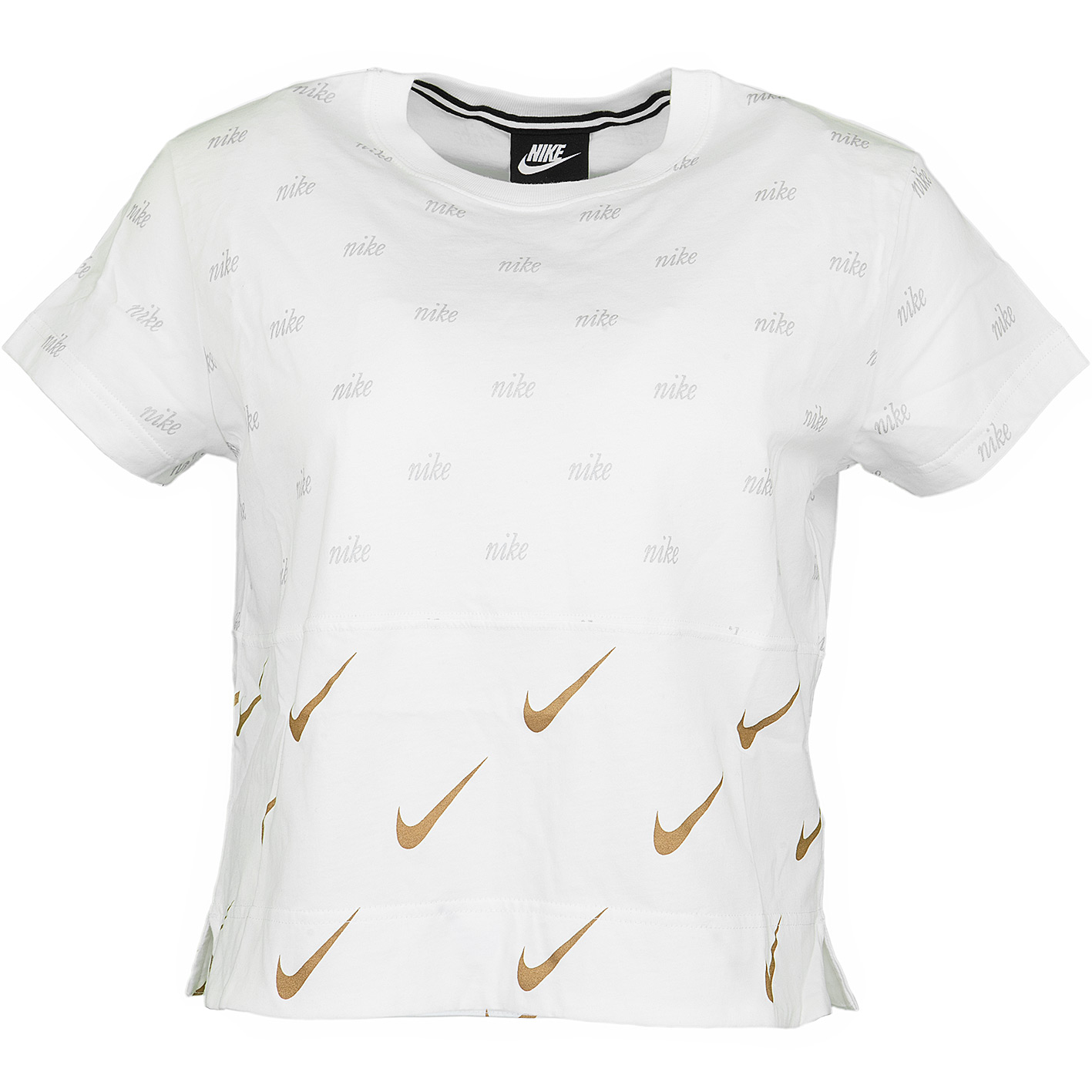 Nike Damen T-Shirt Metallic weiß - hier bestellen!