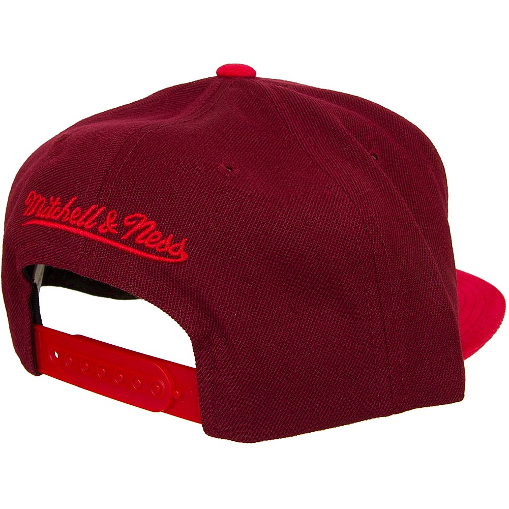 Mitchell & Ness Snapback Cap Max Chicago Bulls burgundy/rot - hier ...