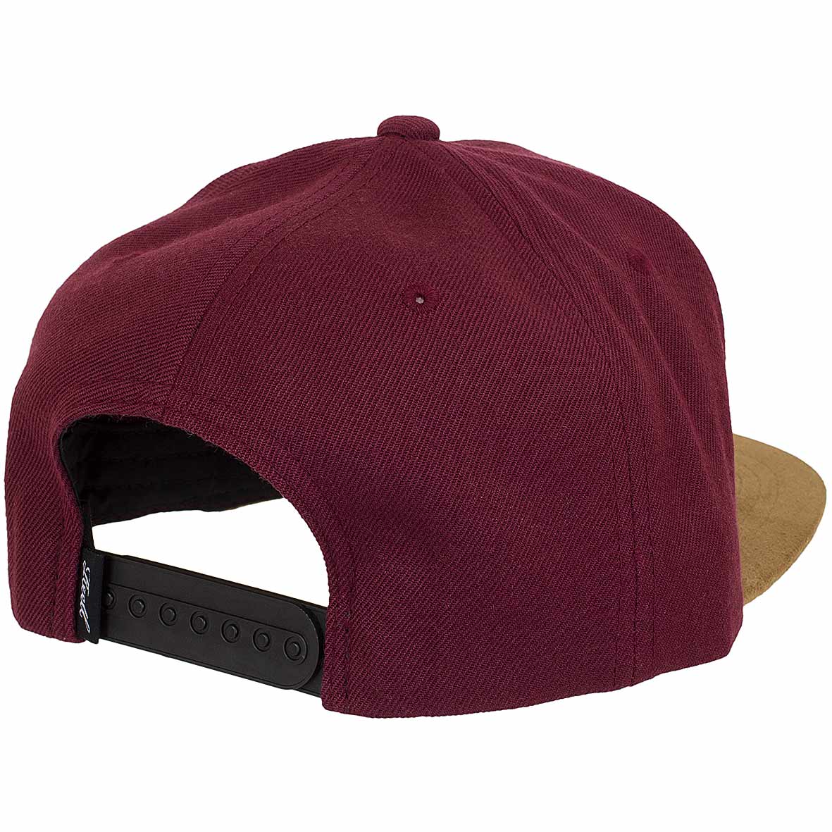 Reell Snapback Cap Suede 6-Panel maroon - hier bestellen!