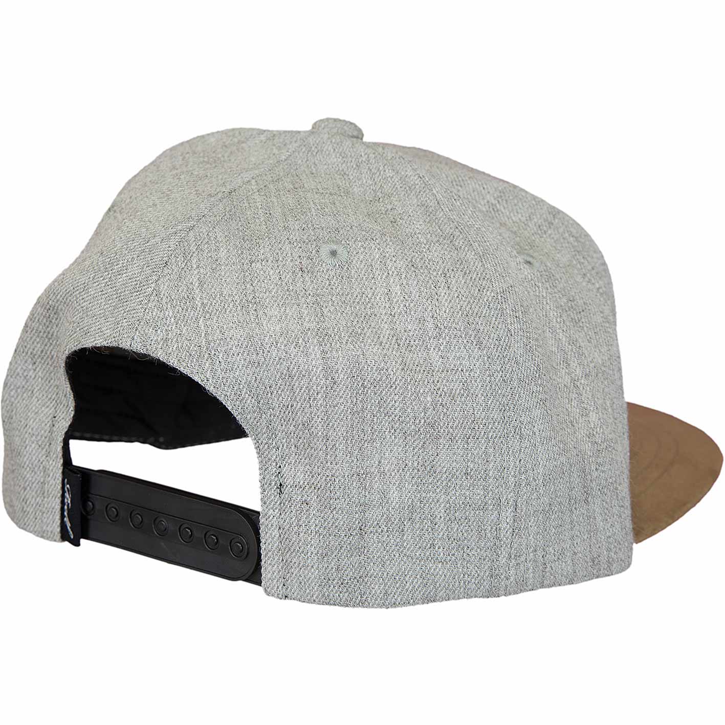 Reell Snapback Cap Suede heather light grey - hier bestellen!