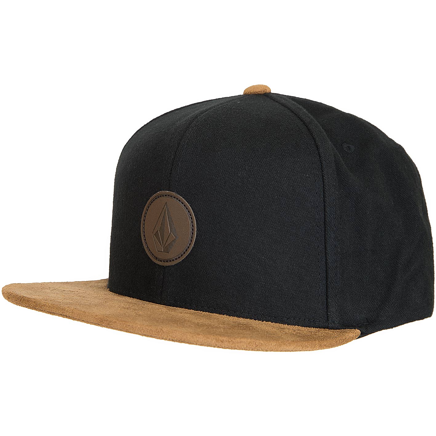 Volcom Snapback Cap Quarter Fabric schwarz/braun - hier bestellen!