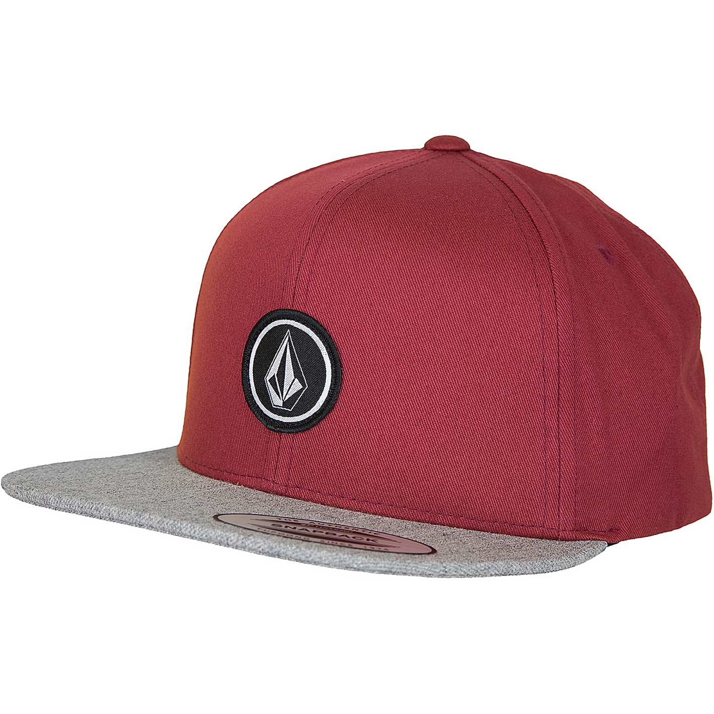 Volcom Snapback Cap Quarter Twill burgundy - hier bestellen!