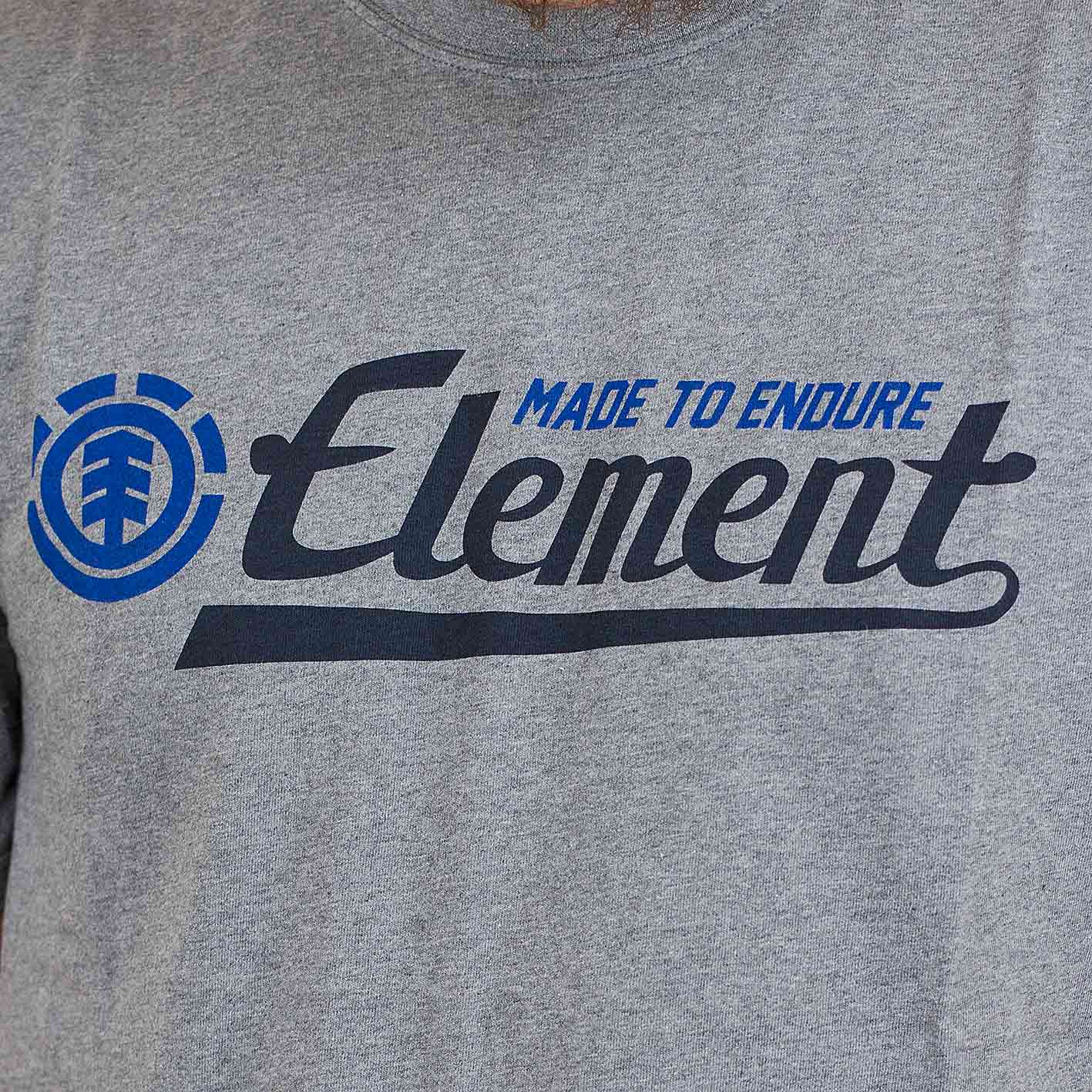 Element T-Shirt Signature grau heather - hier bestellen!